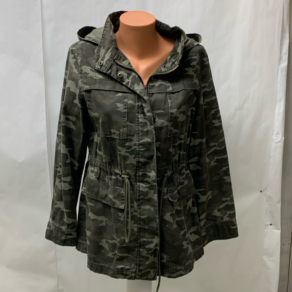 Universal Thread Women’s Utility Military Hooded Jack… - Gem